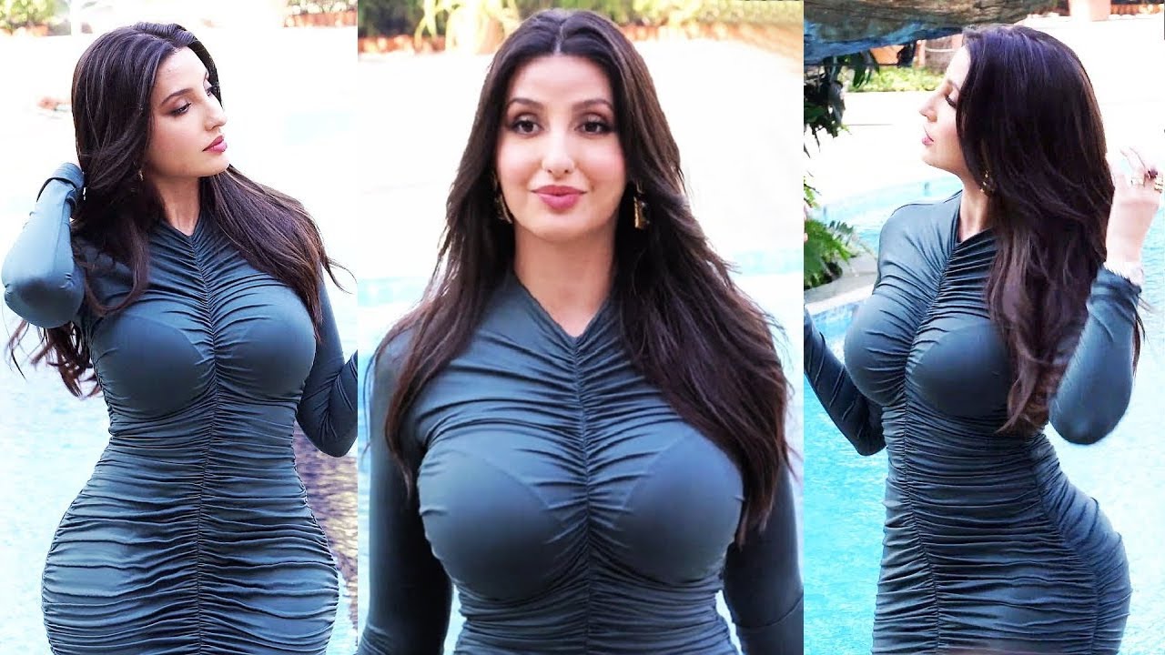 Nora Fatehi Flaunts Her Curves In Full TIGHT Dress At CRAKK Movie ...