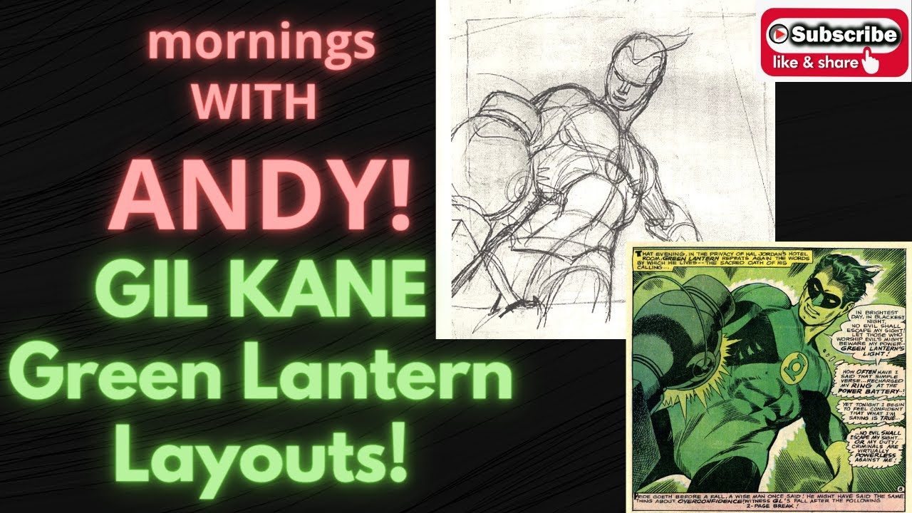 GIL KANE! Green Lantern 68, the layouts! - YouTube