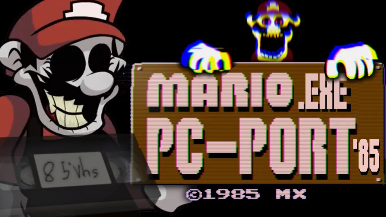 MARIO.EXE PC PORT '85 LOST VHS TAPE (Amazing SONIC.EXE PC PORT INSPIRED ...