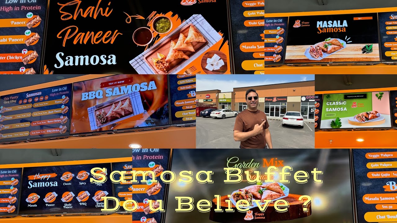 Samosa Buffet Do you Believe it !!! Happy Samosa Restaurant Varieties ...