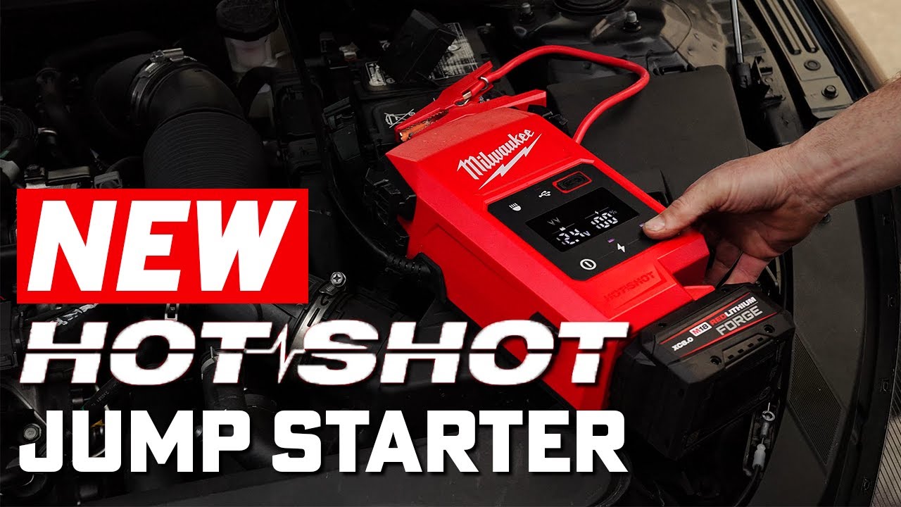 Milwaukee M18 HOTSHOT Jump Starter Capacitor-Powered & Cordless ...