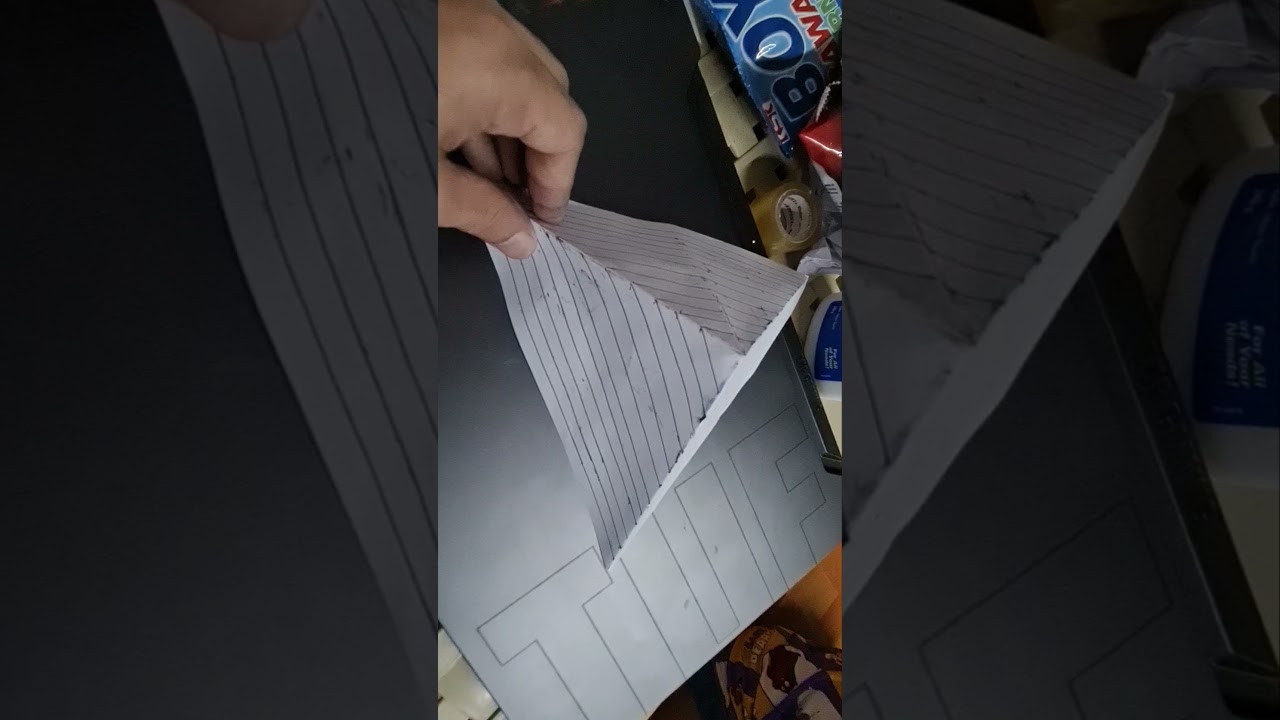 How to Make Foldable Pyramid - YouTube