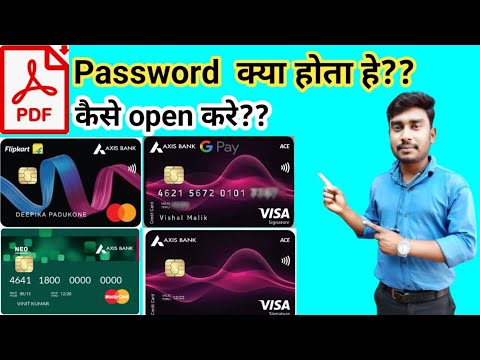 #axis bank credit card statement pdf password #axis bank card statement ...