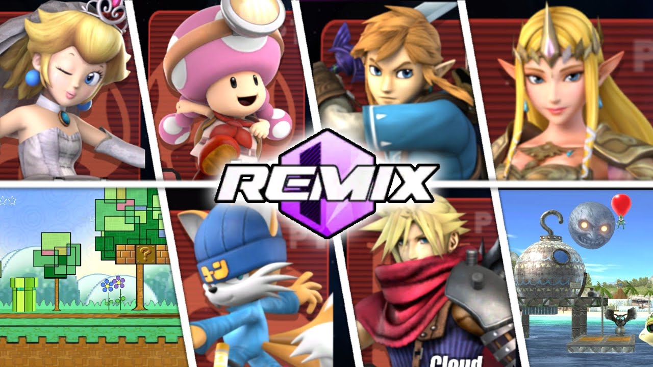 All Skins & Stage List in PMEX REMIX 0.95b! (Brawl Mod) - YouTube