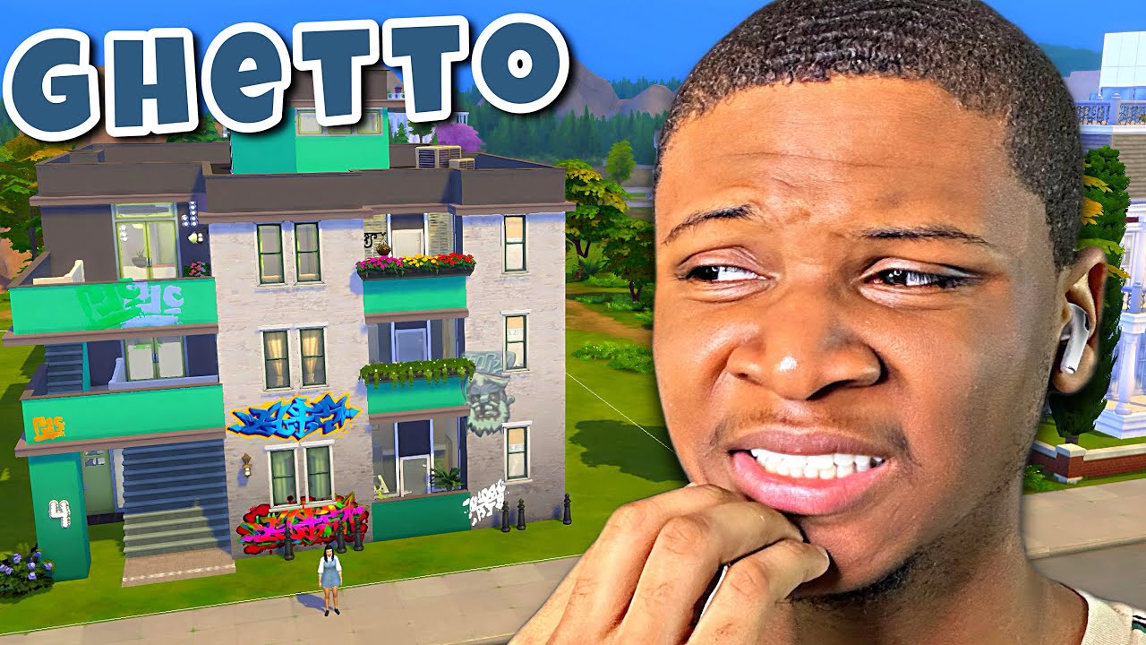 RENOVATING A GHETTO APARTMENT BUILDING - THE SIMS 4 - YouTube