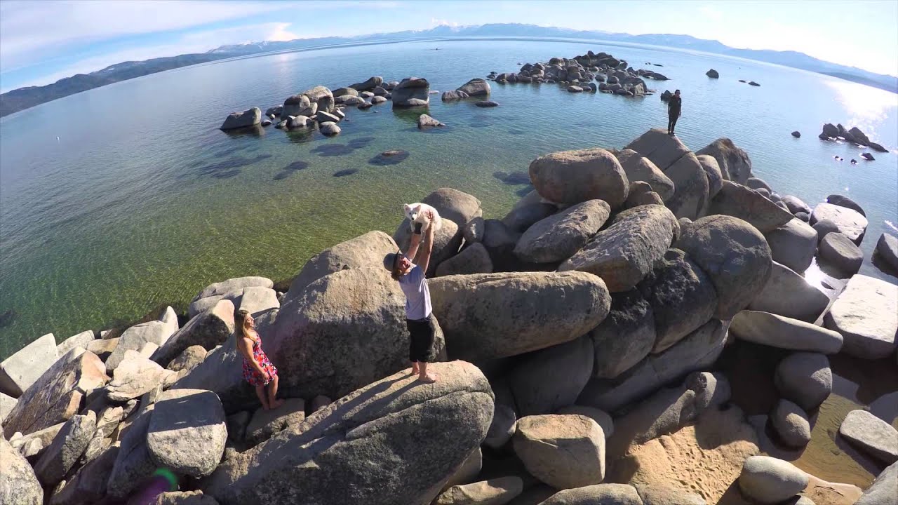 Speedboat Beach, Lake Tahoe, CA 4K - YouTube