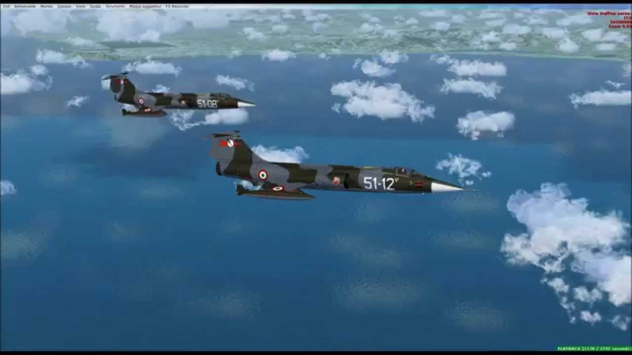 SSW F-104 S FSX VOLO DI PROVA SU GROSSETO E ARGENTARIO - YouTube