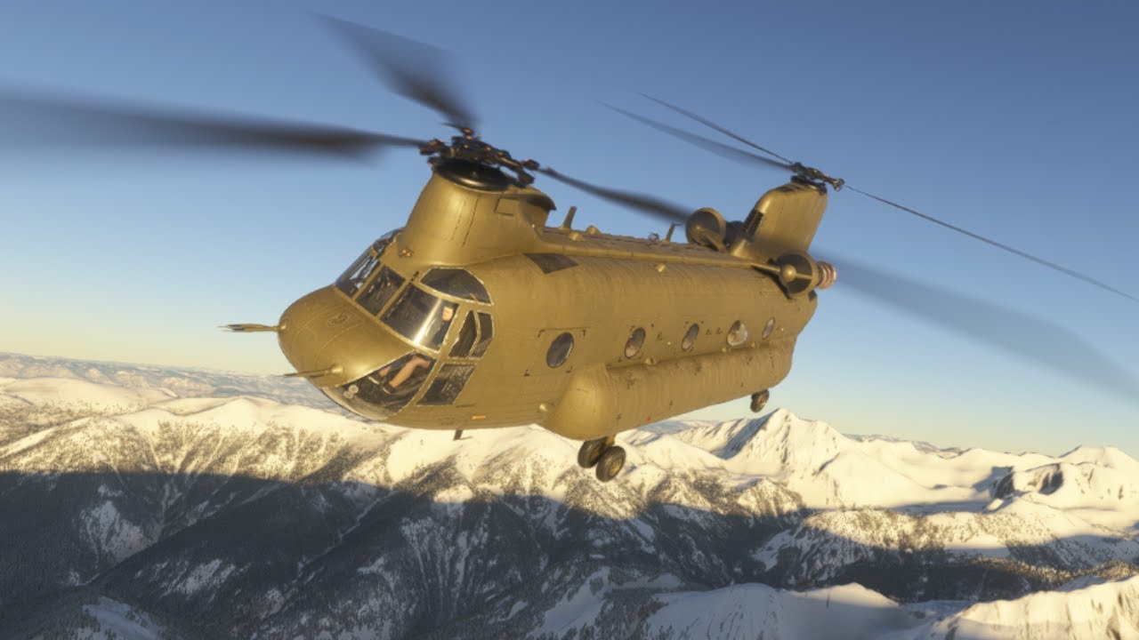 Microsoft Flight Simulator 2024 | First flight in the CH-47D Chinook ...