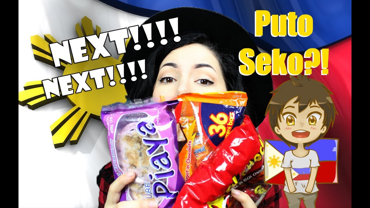 PRUEBO SNACKS FILIPINOS PUTO SEKO?!?!?!? - YouTube