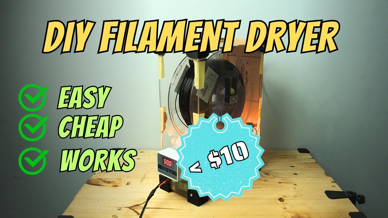 The Easiest and Cheapest DIY Filament Dryer - YouTube