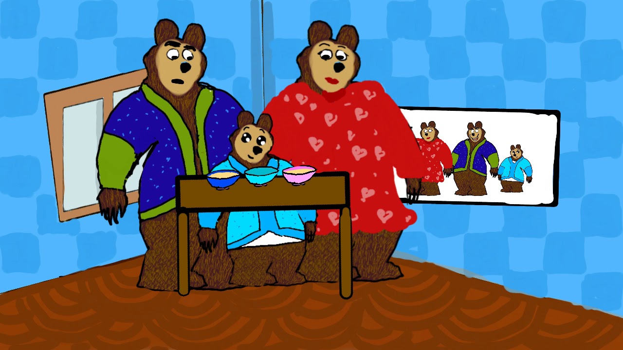 Goldilocks and the Three Bears|Bed time story for kids|English Animated ...