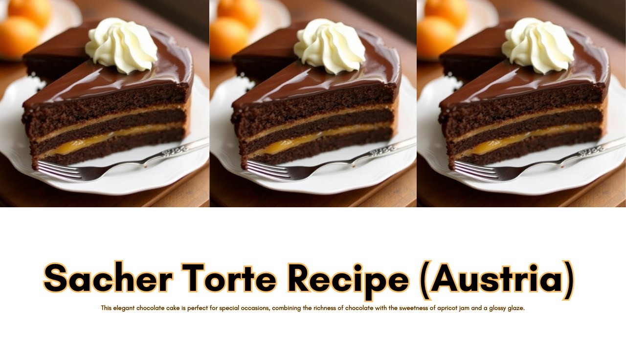 How to Make Authentic Sacher Torte | Austrian Chocolate Cake Recipe ...