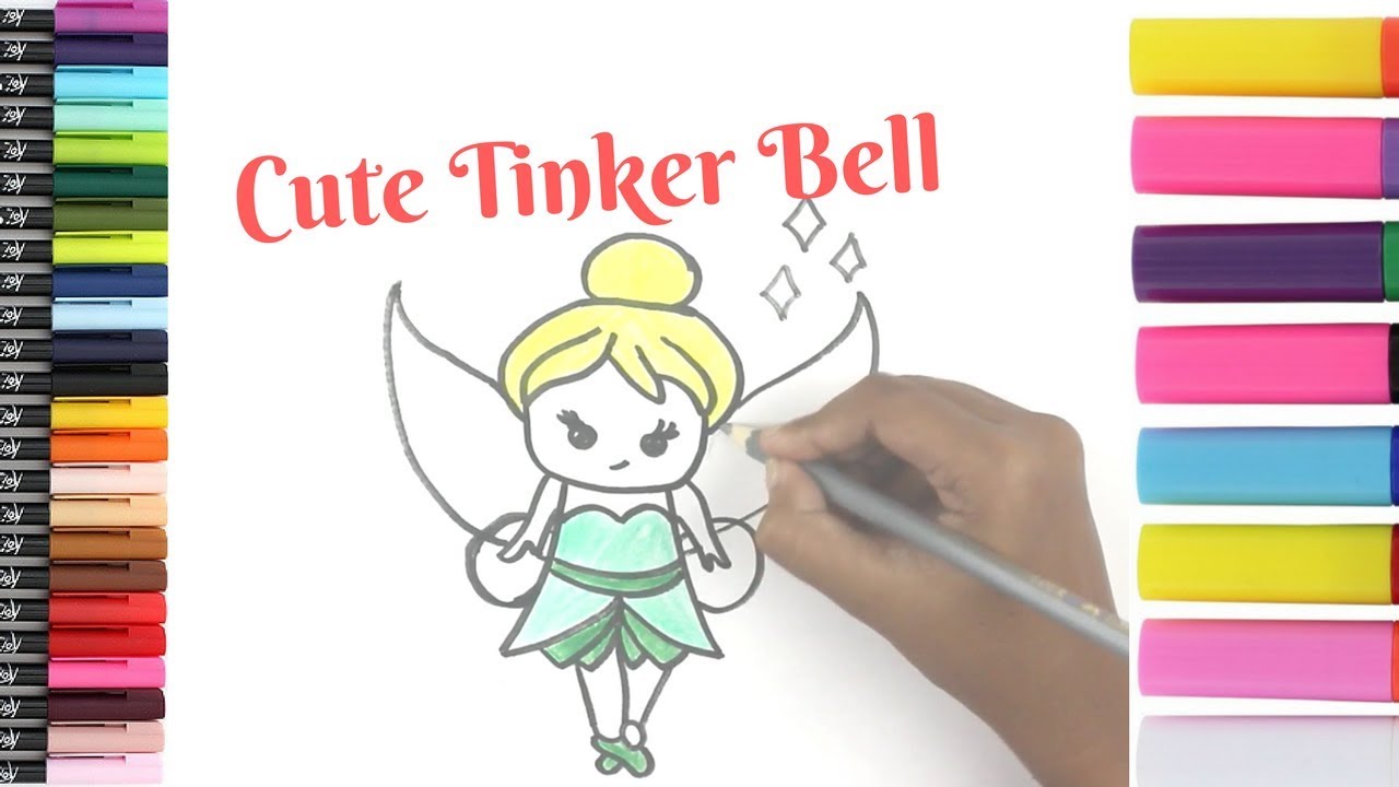 How to Draw Tinkerbell | cartoon drawing for baby | Creativity for kids ...