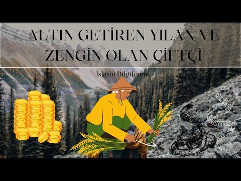 Her gün altın getiren yılan ve çiftçi hikayesi