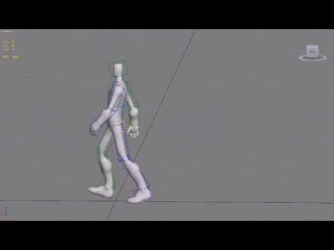 Walk Cycle in 3ds Max - YouTube