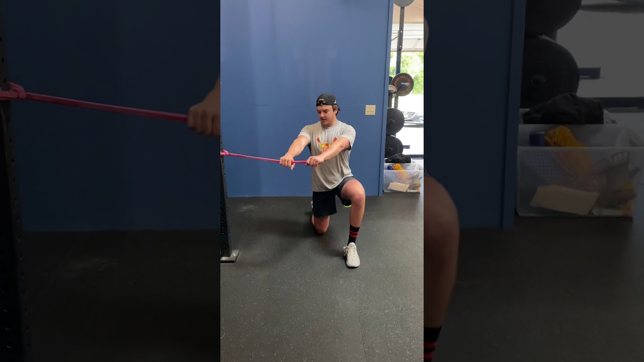 Kneeling iso anti rotation hold - YouTube