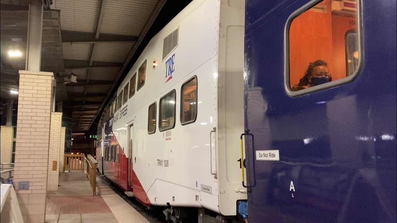 TRE 1008 Departs T&P Station (Fort Worth, TX (February 4, 2021) - YouTube