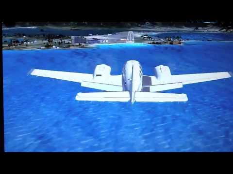 How to land the Beechcraft Baron 58 in FSX (Default aircraft) - YouTube