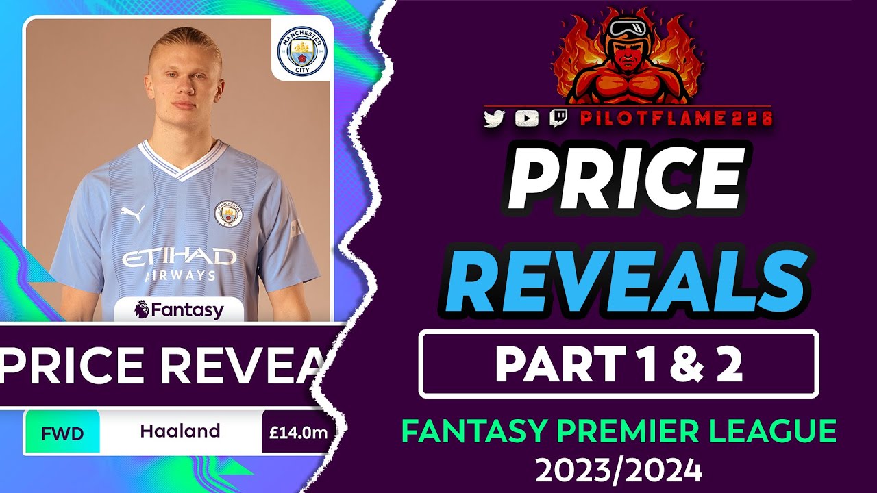 FPL: PRICE REVEALS PART 1 & 2 | GREAT PRICING! | FANTASY PREMIER LEAGUE ...