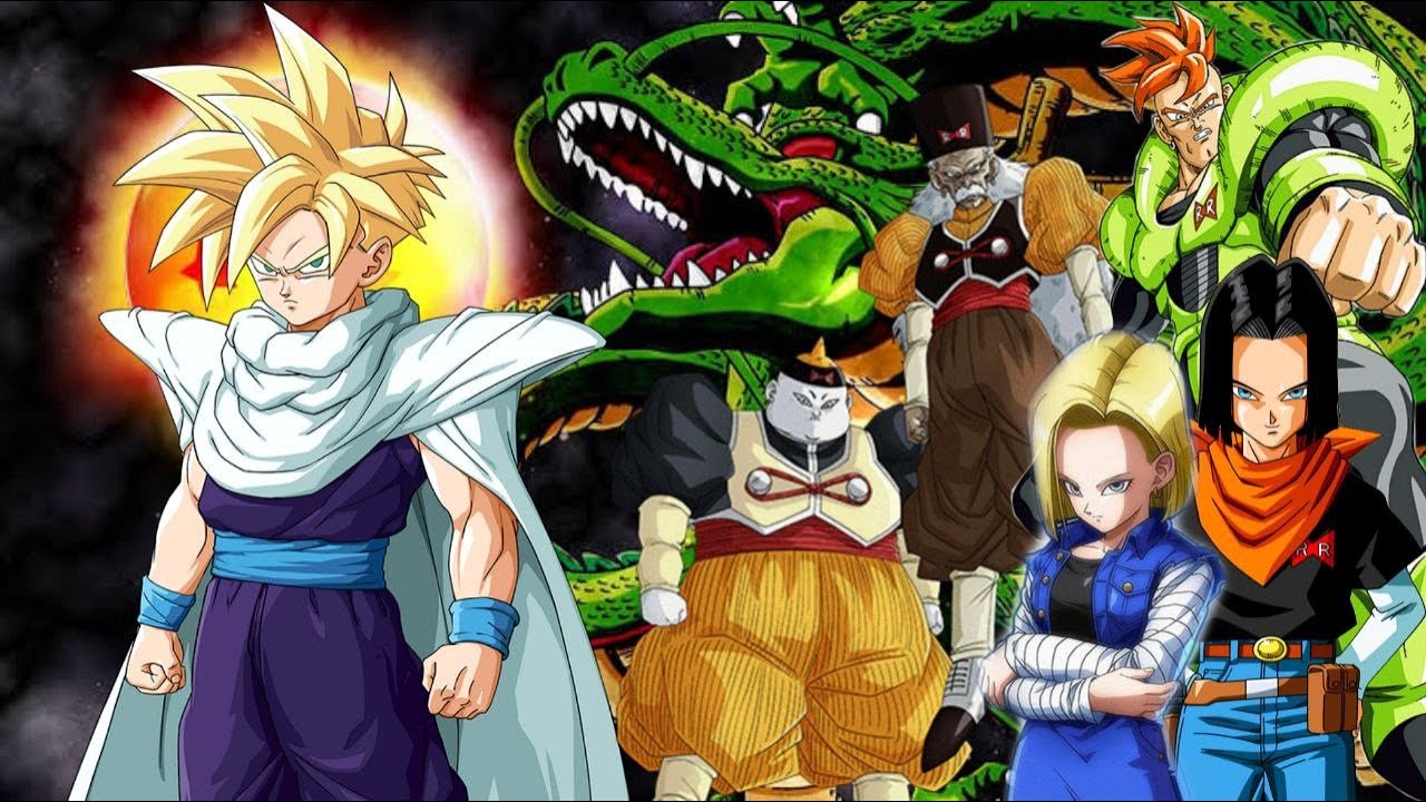 GOHAN VS ANDROIDS - YouTube