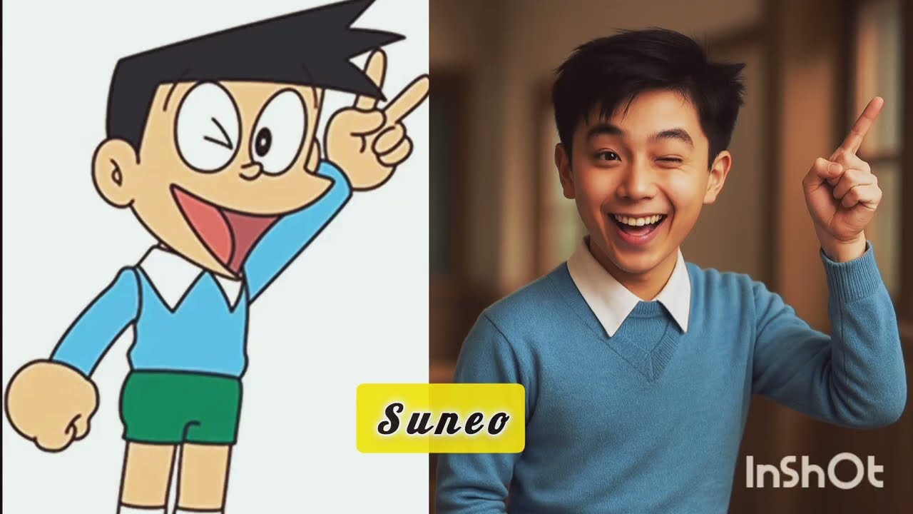 Doraemon Cartoon Characters In Real Life | Doraemon Cartoon - YouTube