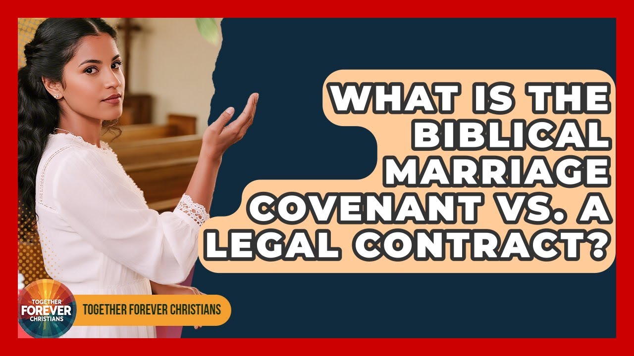 What Is The Biblical Marriage Covenant Vs. A Legal Contract? - Together ...