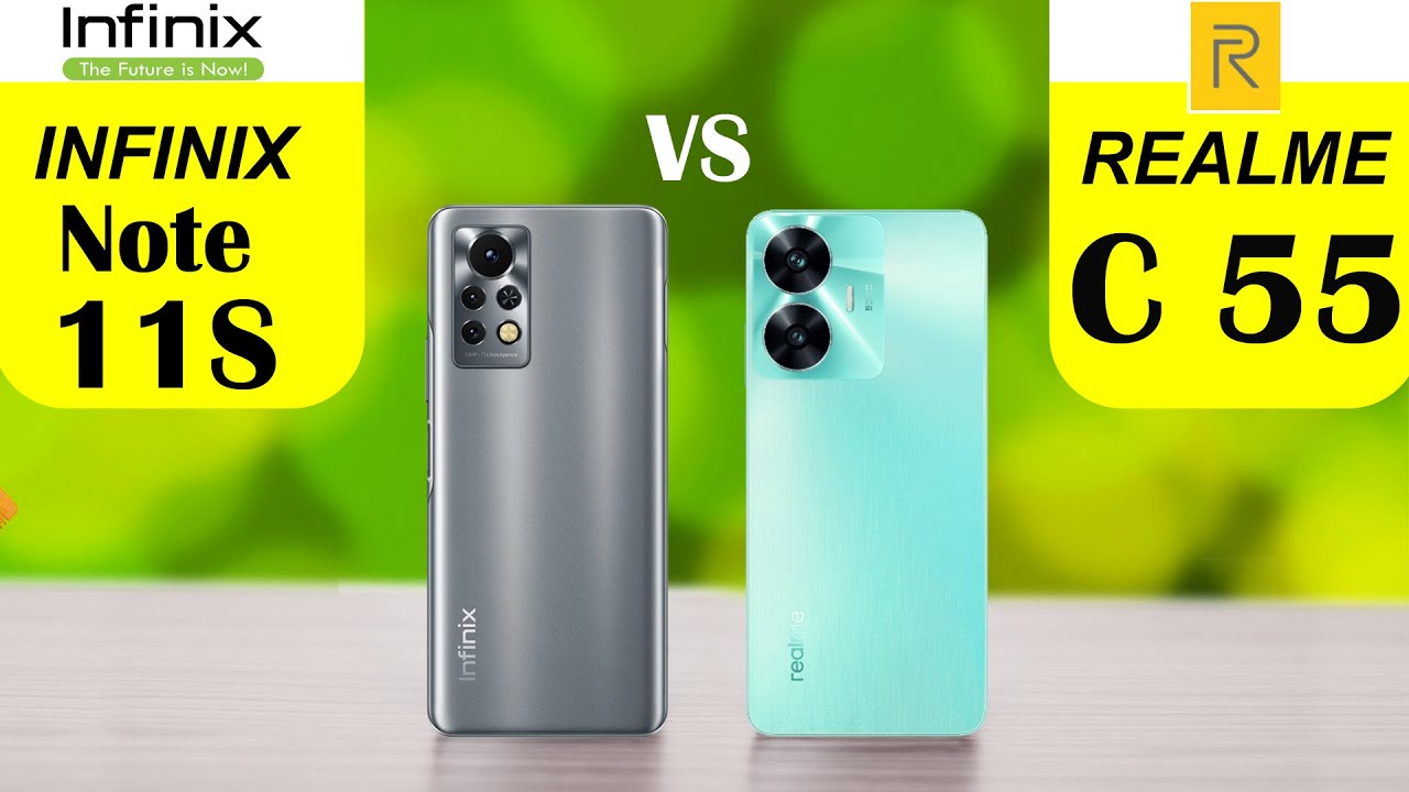 infinix note 11s vs realme c55 - YouTube