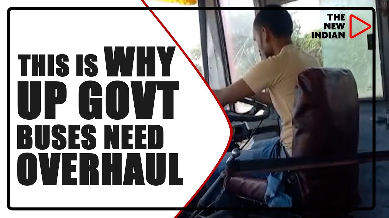 Ram-Bharose? Passenger Turns Driver's 'Sarathi' In Shaky UP Govt Bus ...