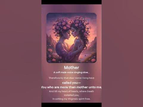 To My Mother, Edgar Allan Poe #poeticwisdom #poetry # ...