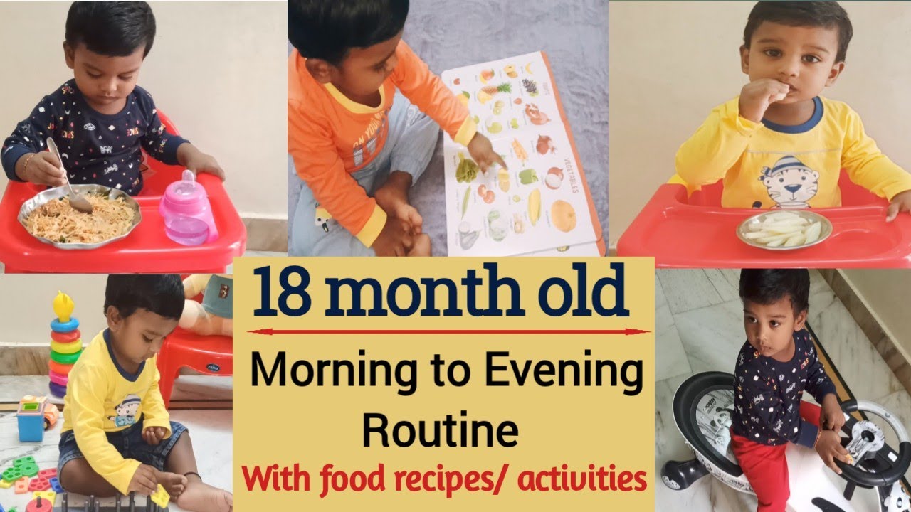 18 month old daily routine/activities||breakfast/lunch/dinner recipes ...
