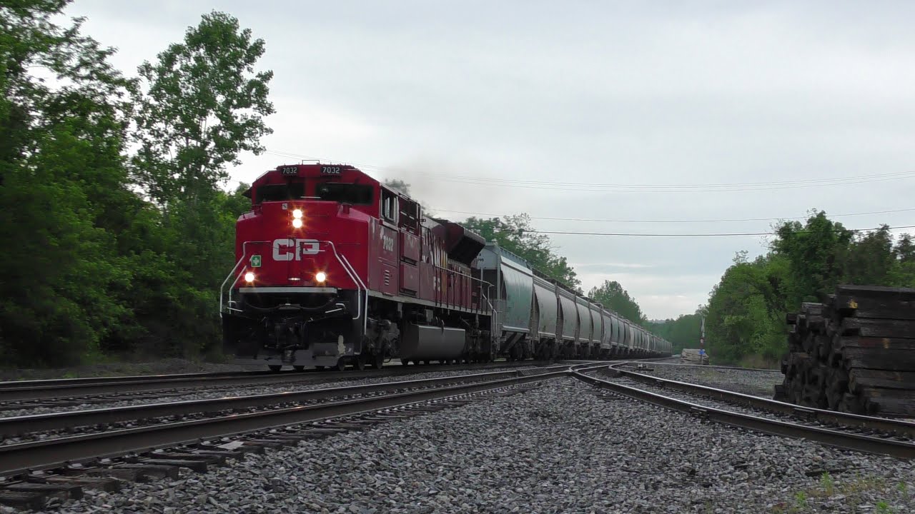 CP 7032 Leads CSX B454 thru Groveton PA - 5/26/2022 - YouTube