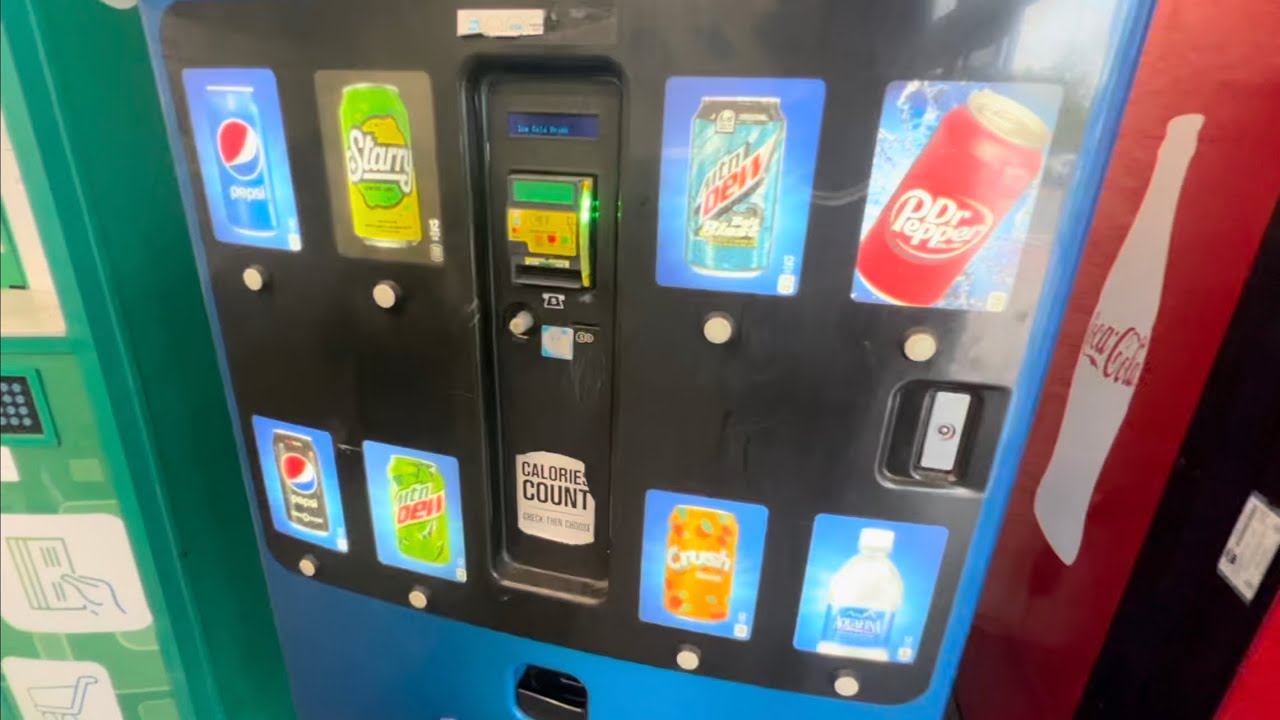 Pepsi can vending machine at Walmart Stafford VA - YouTube