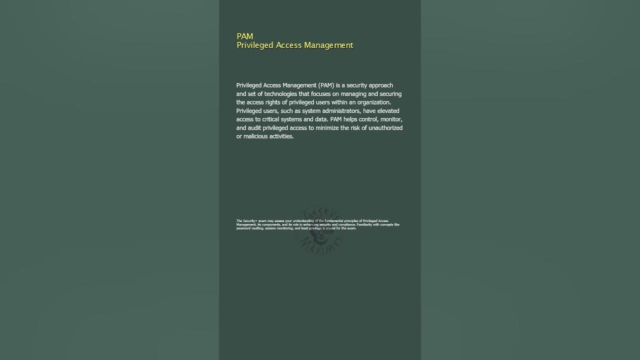 PAM - Pluggable Authentication Modules - Security+ - YouTube