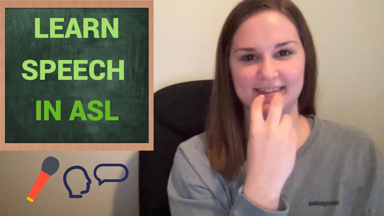 Speech in ASL | EASY Speech in ASL - YouTube