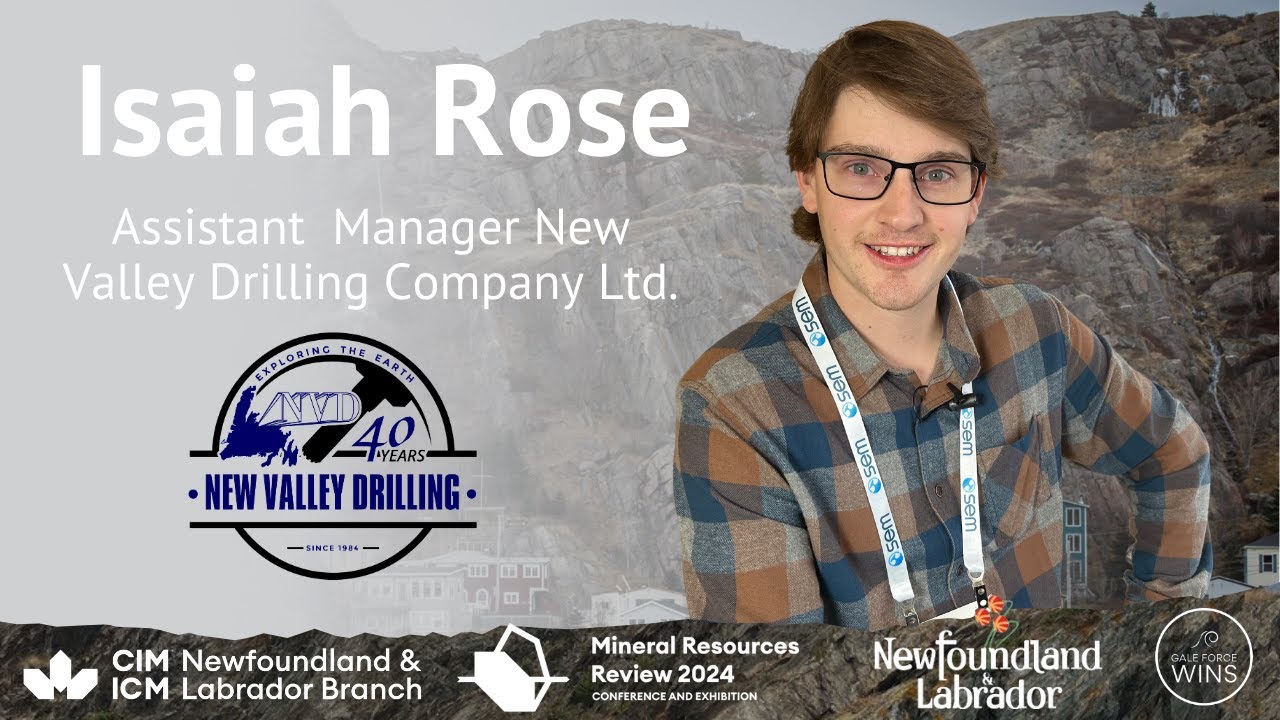 Isaiah Rose | Assistant Manager New Valley Drilling Company Ltd. - YouTube