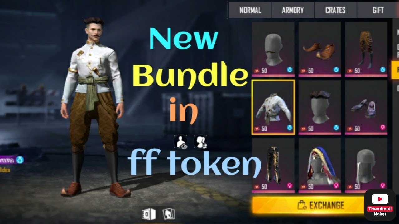 New bundle in ff token || Redeem it fast || - YouTube