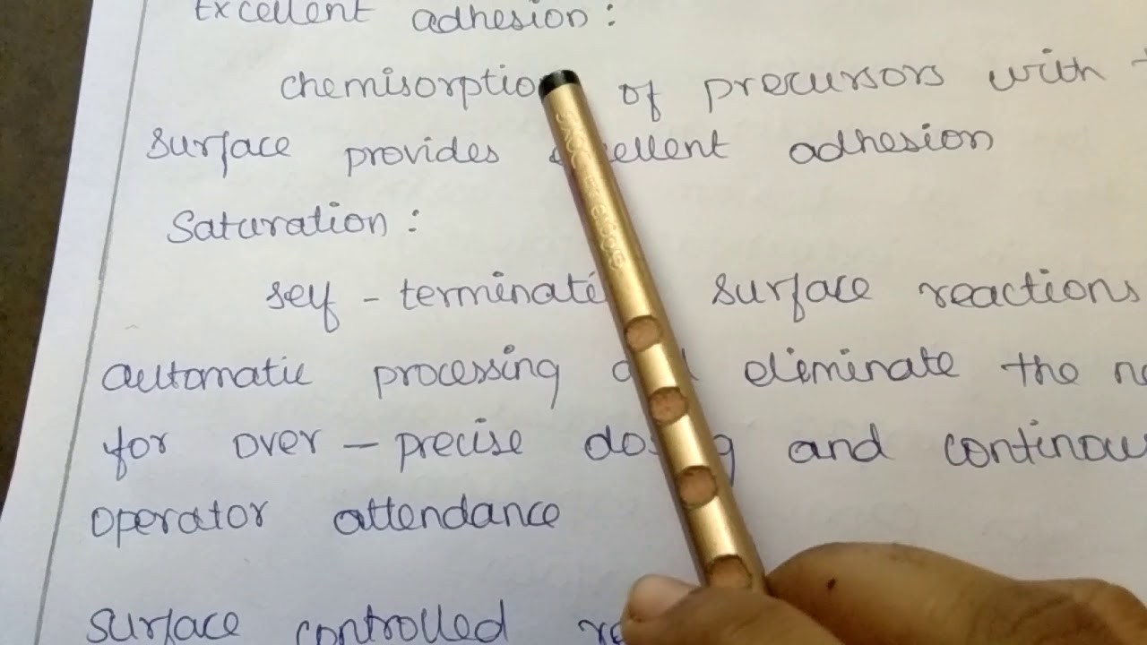 ATOMIC LAYER DEPOSITION METHOD By V.Madhushri - YouTube