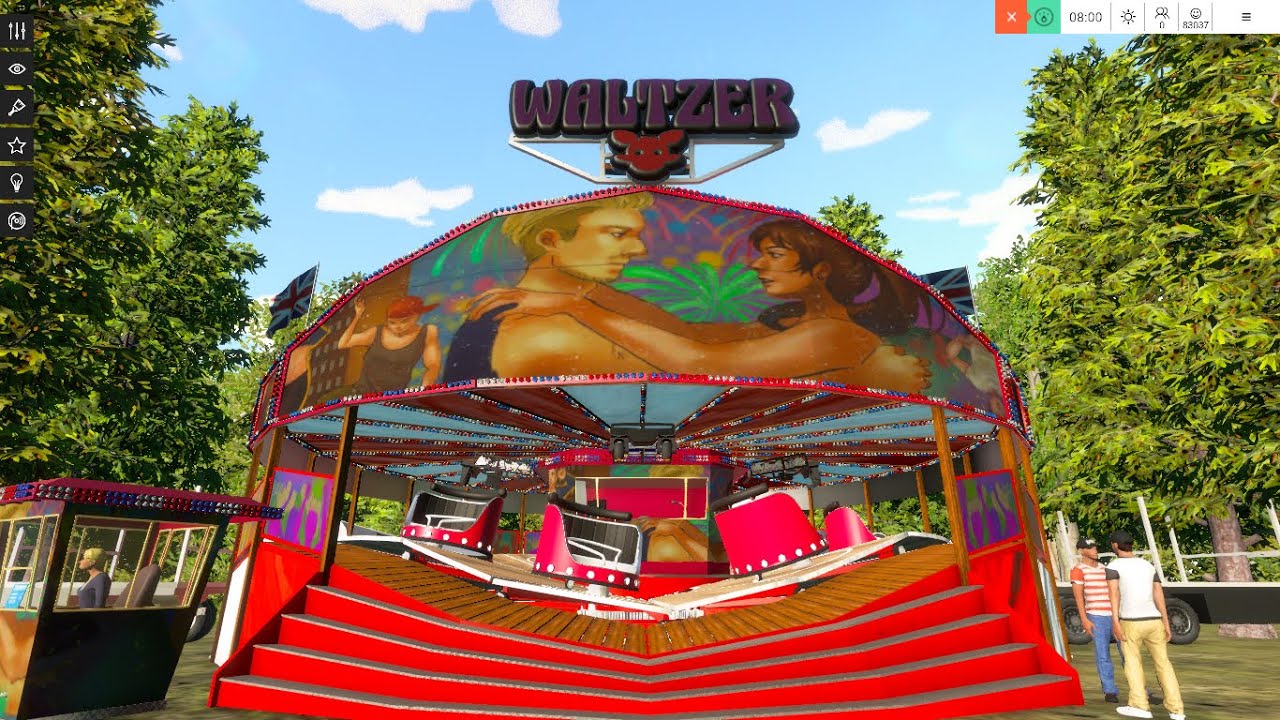 Virtual Rides 3 - Waltzer (Salsa) - Operator view - YouTube