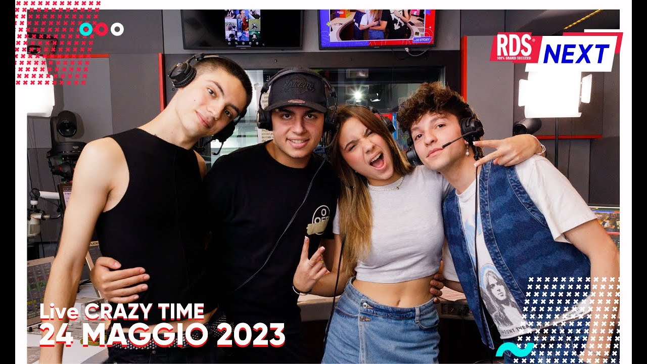 Sara Esposito e Zerbiian insieme a Luigi Strangis e Matteo Romano - CRAZY TIME - del 24/05/2023 ...