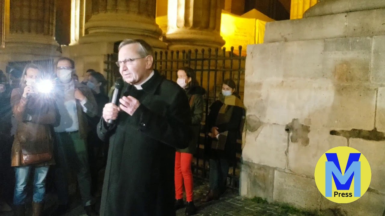 Les catholiques réclament la messe : discours Abbé Michel Viot (Saint ...
