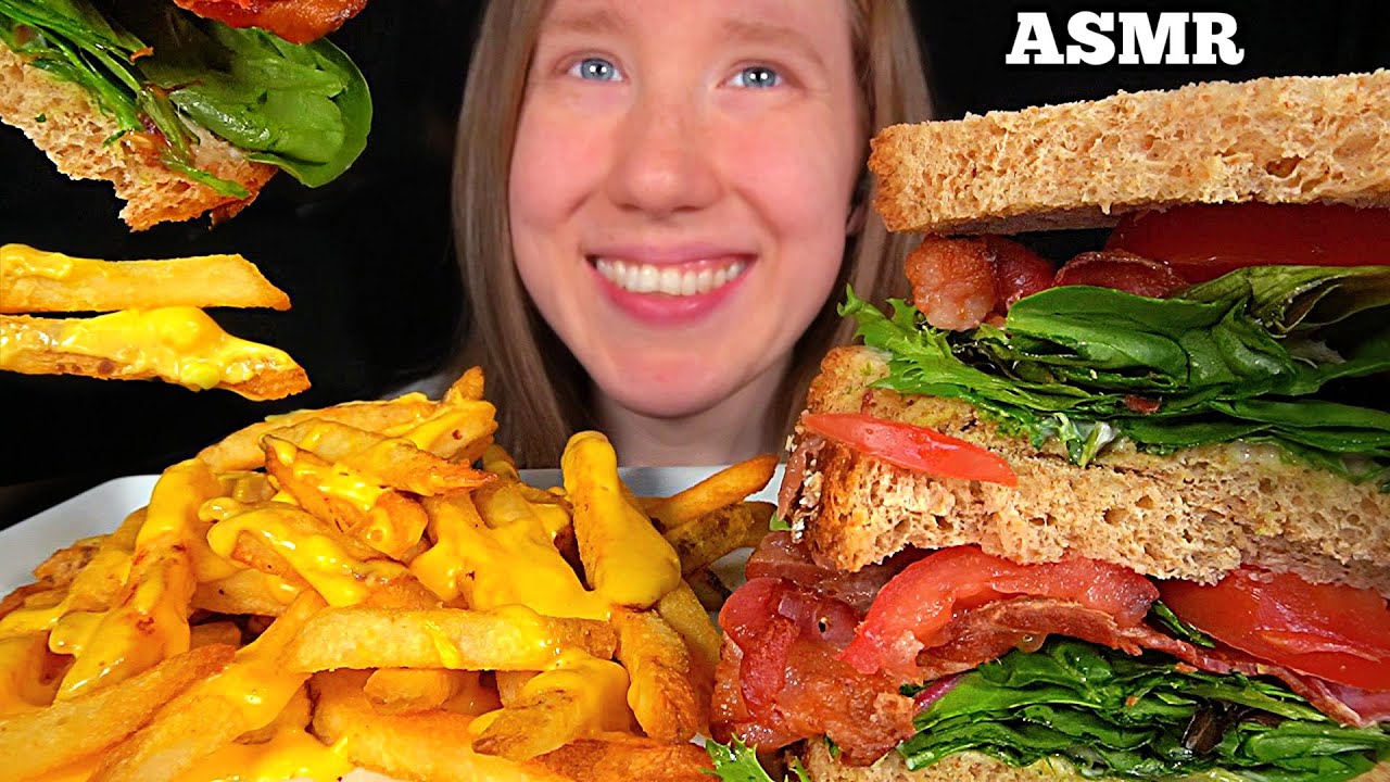 ASMR BLT SANDWICH MUKBANG (No Talking) EATING SOUNDS - YouTube