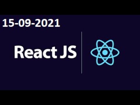 REACT JS ON ZOOM ON 15-09-2021 - YouTube