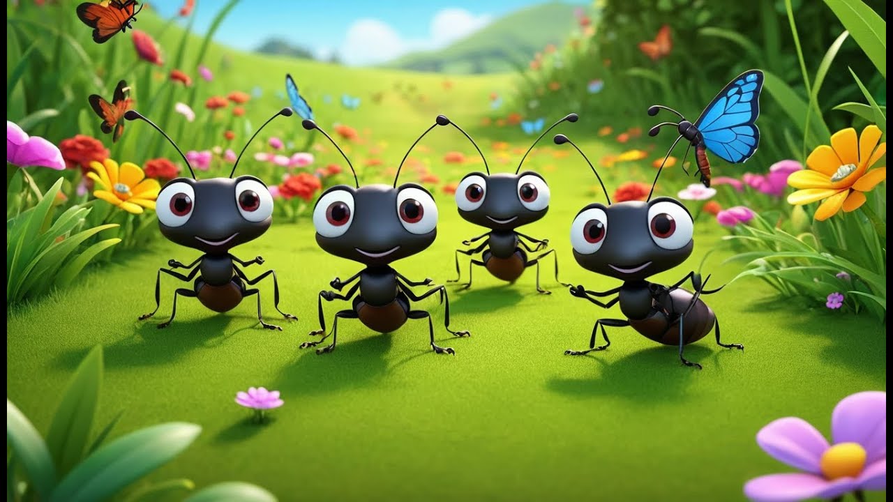 The Ants Go Marching | Fun Counting Song for Kids | Nursery Rhymes ...