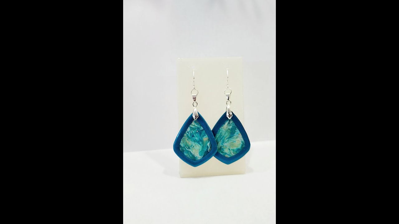 Stained Glass inlay with Polymer Clay - YouTube