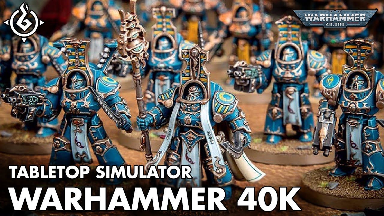 THOUSAND SONS VS IMPERIAL KNIGHTS - WARHAMMER 40K //TABLETOP SIMULATOR ...