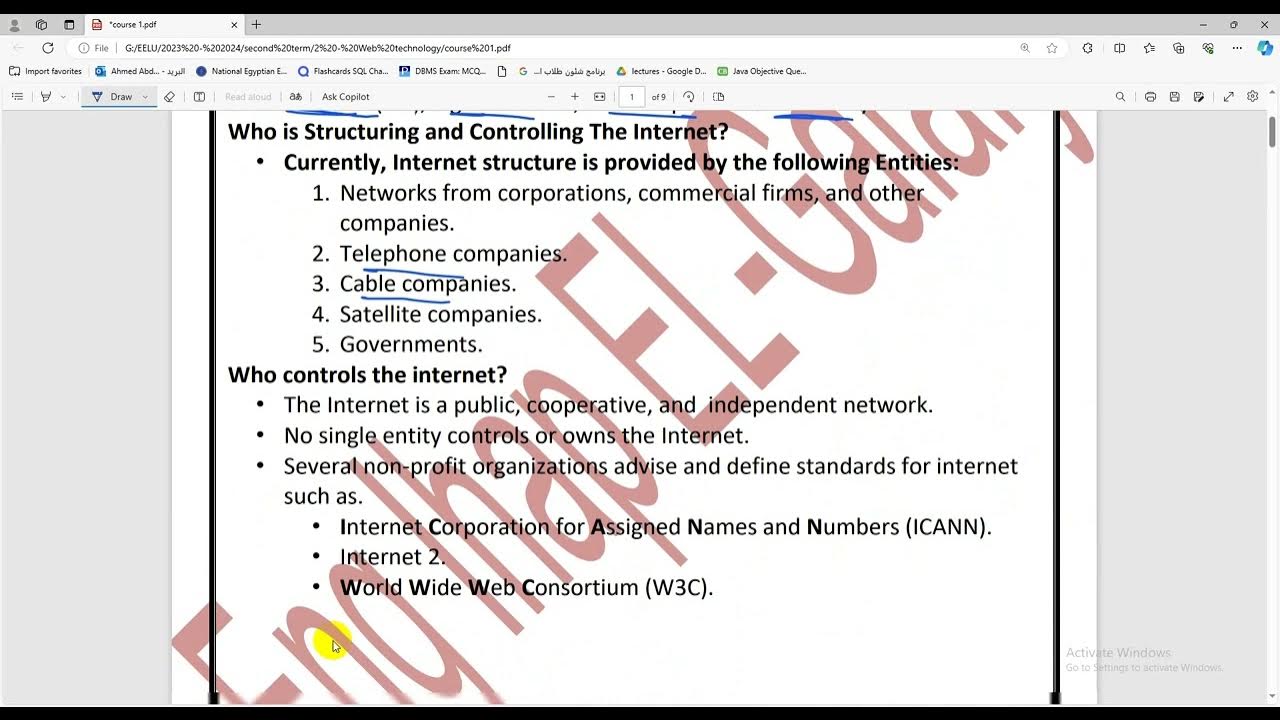 web Technology course 1 - YouTube