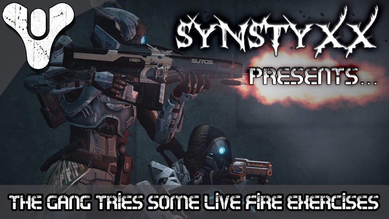 Destiny - The Gang Tries Some Live Fire exercises - YouTube