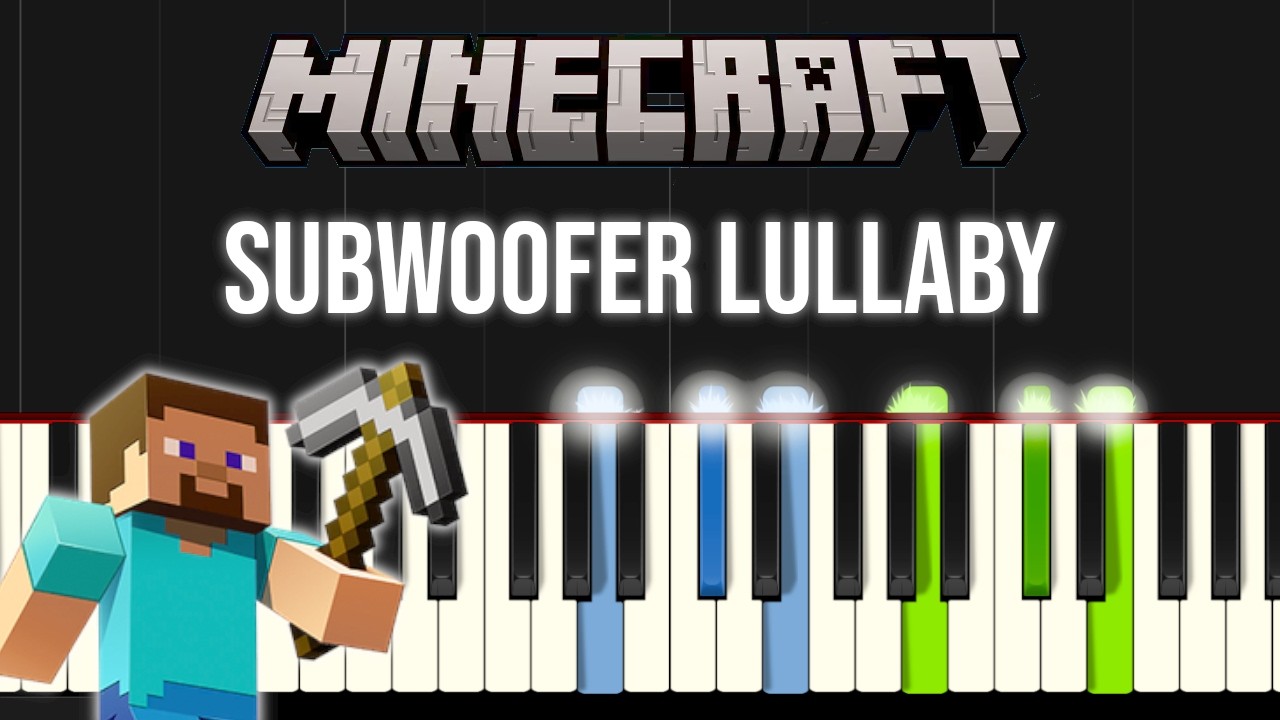 Subwoofer Lullaby – Minecraft | Piano Tutorial - YouTube