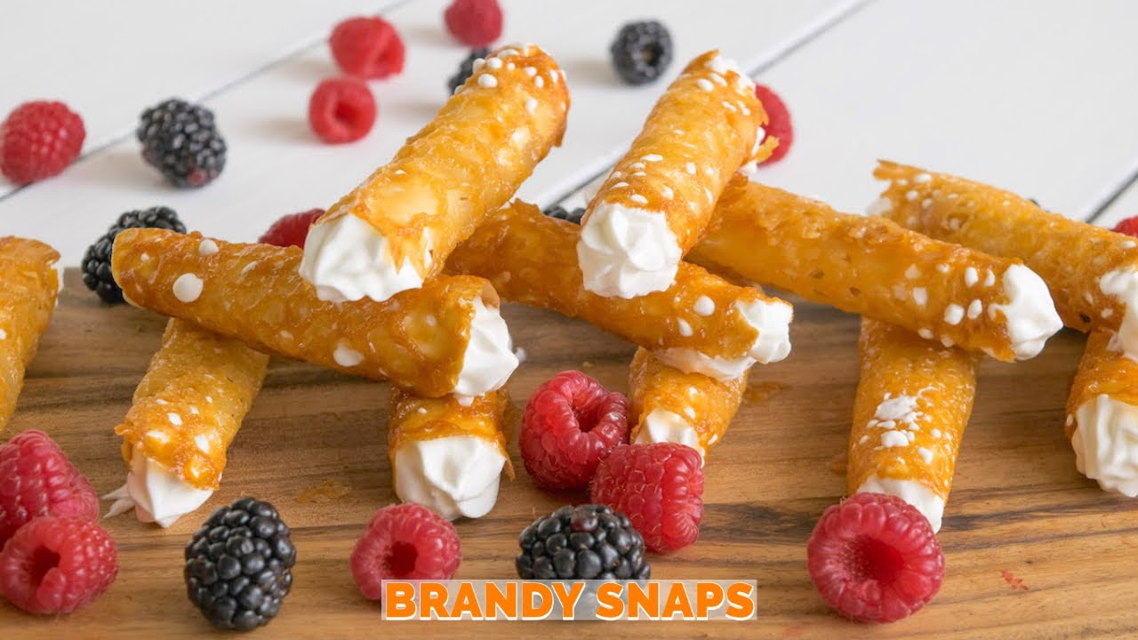 British Brandy Snaps - YouTube