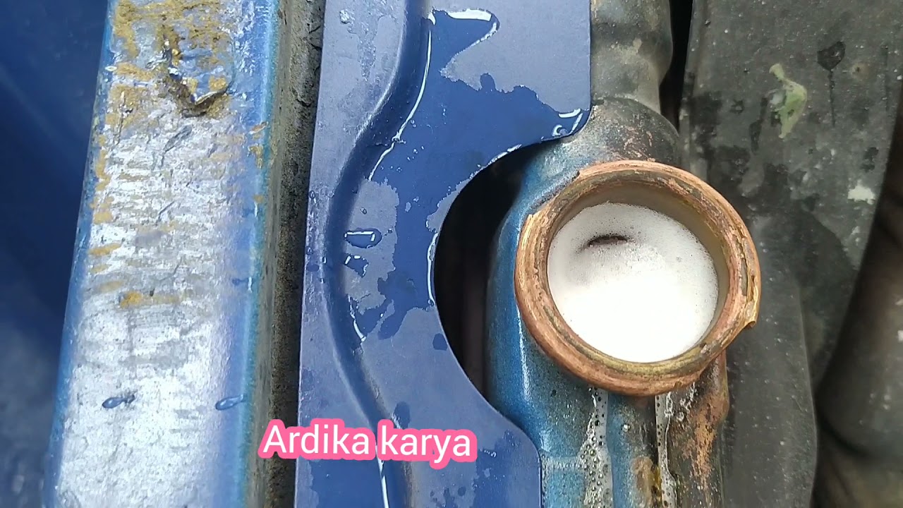 experimen bersihkan radiator pakai viksal - YouTube